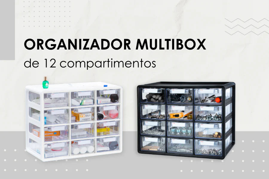 Optimiza tu espacio: Organizador multibox de 12 compartimentos AGBOX
